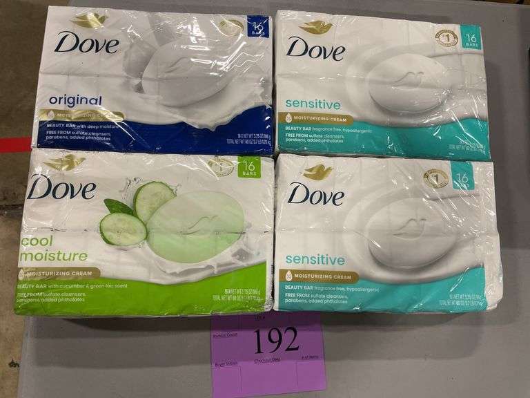 (4) PACKS OF DOVE BAR BODY WASH - Earl's Auction Company