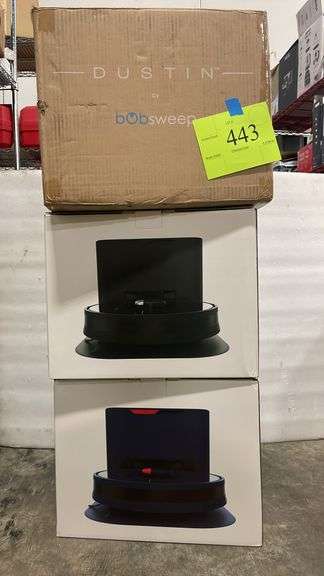 AS IS - (3) BOBSWEEP DUSTIN ROBOT VACUUMS IN BOXES - Earl's Auction Company