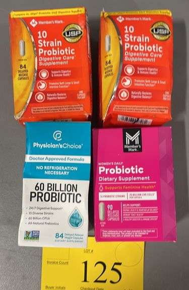 (4) BOXES OF PROBIOTICS - Earl's Auction Company