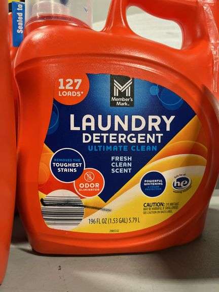 5PC LAUNDRY LOT - DETERGENT & DRYER SHEETS - Earl's Auction Company