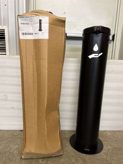 (2) RIGASAN PENGUIN FOOT PUMP DISPENSER UNITS - BLACK - Earl's Auction ...
