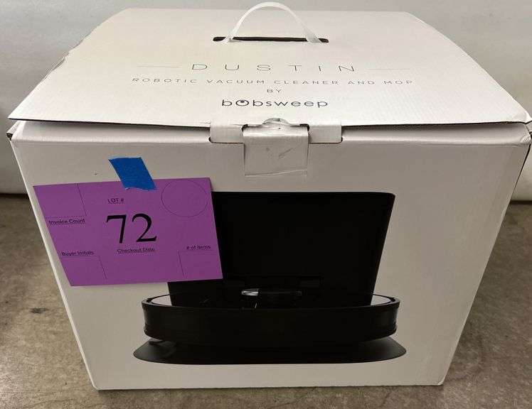 BOBSWEEP DUSTIN ROBOT VACUUM IN BOX - NIGHT - Earl's Auction Company
