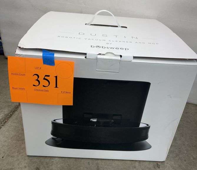 BOBSWEEP DUSTIN ROBOT VACUUM IN BOX - NIGHT - Earl's Auction Company