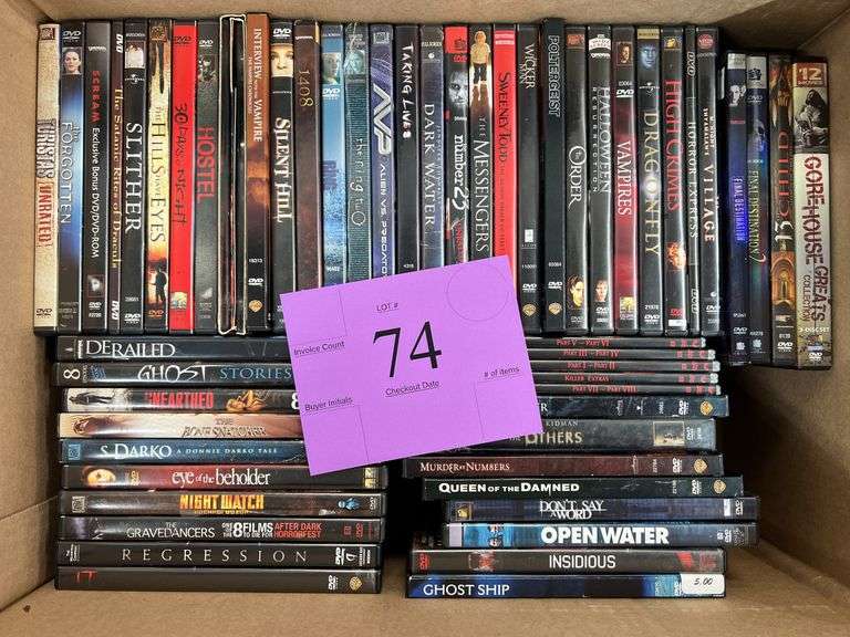 APPROX 50 ASSORTED DVDS - Earl's Auction Company