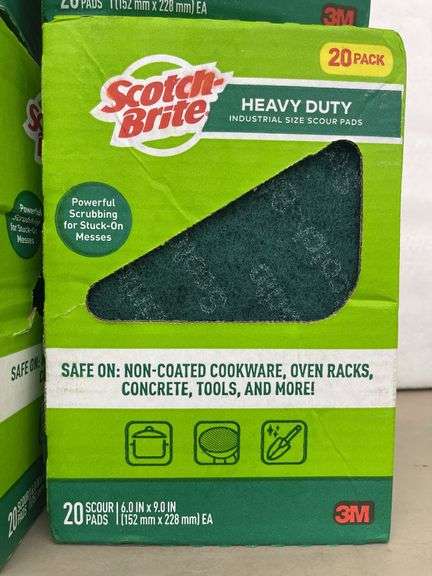 (7) BOXES OF SCOTCH BRITE SCOUR PADS - Earl's Auction Company