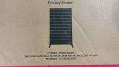 ALL WEATHER PRIVACY SCREEN IN BOX - Earl's Auction Company