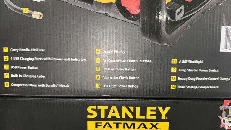 (3) STANLEY FAT MAX POWER STATIONS IN BOXES - Earl's Auction Company