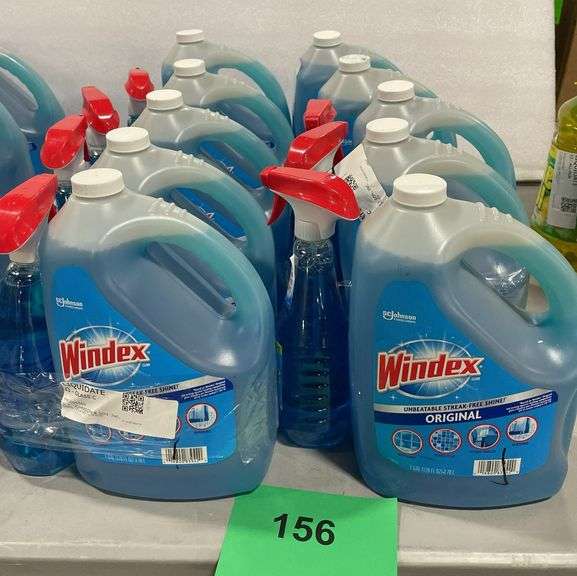 (10) JUGS OF WINDEX & (5) SPRAY BOTTLES - Earl's Auction Company