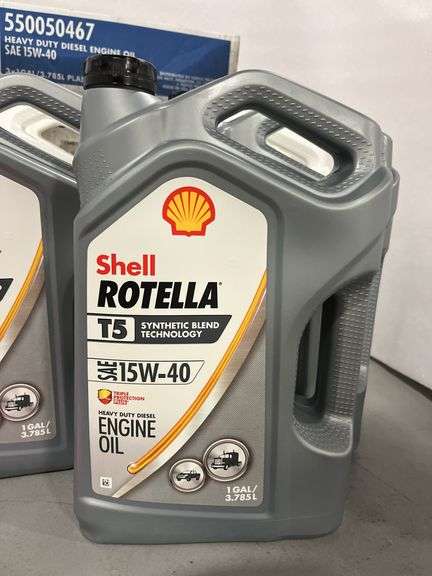 (10) JUGS OF SHELL ROTELLA ENGINE OIL - Earl's Auction Company