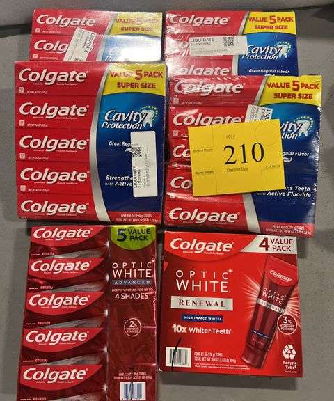 (6) PACKS OF COLGATE TOOTHPASTE - Earl's Auction Company