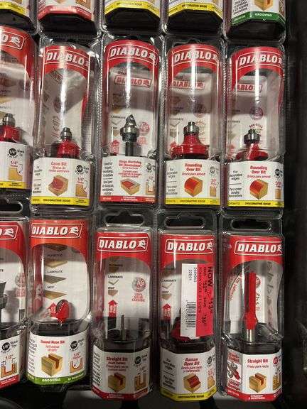 (36) DIABLO ROUTER BITS - Earl's Auction Company