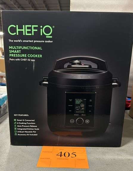 CHEF IO MULTIFUNCTIONAL SMART PRESSURE COOKER IN BOX - Earl's Auction ...