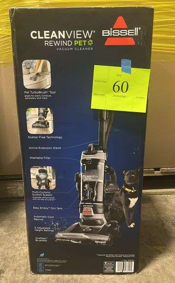BISSELL CLEANVIEW VACUUM CLEANER IN BOX - Earl's Auction Company
