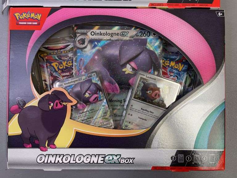 (2) OPENED POKEMON CARD OINKOLOGNE EX BOXES - Earl's Auction Company