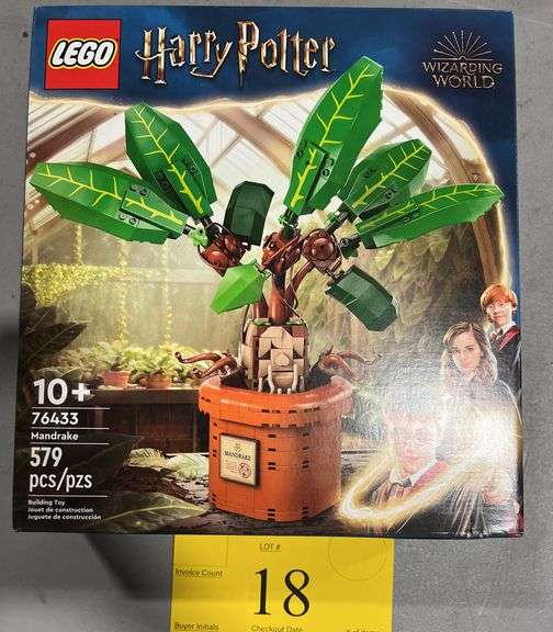 NEW LEGO HARRY POTTER MANDRAKE SET IN BOX - Earl's Auction Company