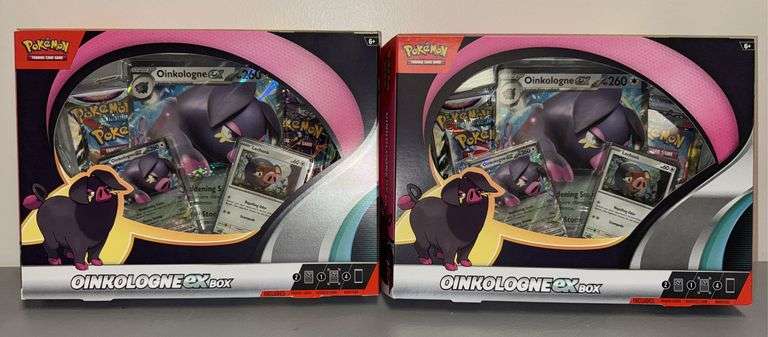 (2) OPENED POKEMON OINKOLOGNE EX BOOSTER BOXES - Earl's Auction Company