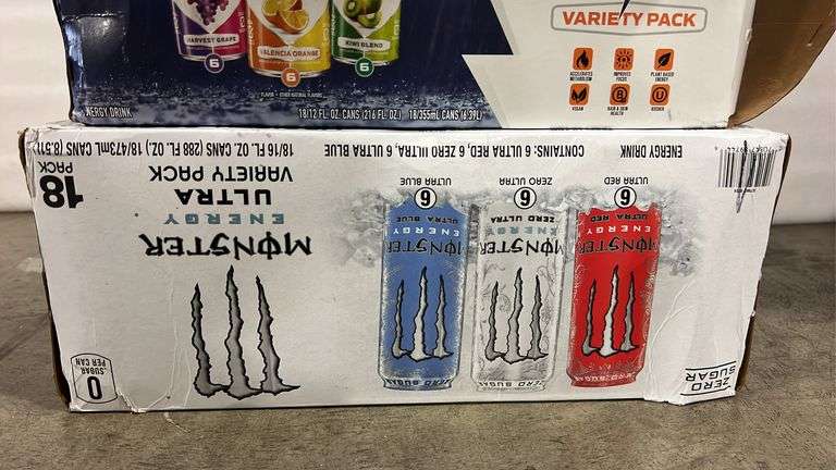 (5) PACKS OF ENERGY DRINKS - CELSIUS, MONSTER & REIGN STORM - Earl's ...