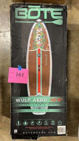BOTE WULF AERO 10FT 4" INFLATABLE STAND UP PADDLEBOARD IN BOX - Earl's ...