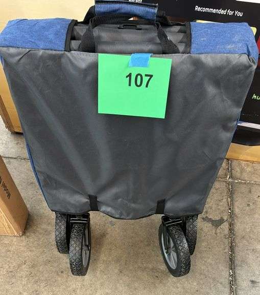 MAC FOLDABLE WAGON - BLUE - Earl's Auction Company