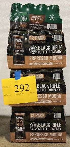 (4) PACKS OF COLD COFFEE - STARBUCKS & BLACK RIFLE - Earl's Auction Company