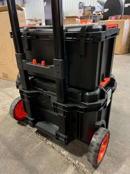 TACTIX MODULAR MOBILE STORAGE SYSTEM - BLACK - Earl's Auction Company