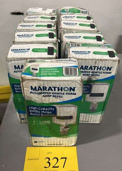 (11) MARATHON AUTOMATED GENTLE FOAM SOAP REFILLS IN BOXES - Earl's ...