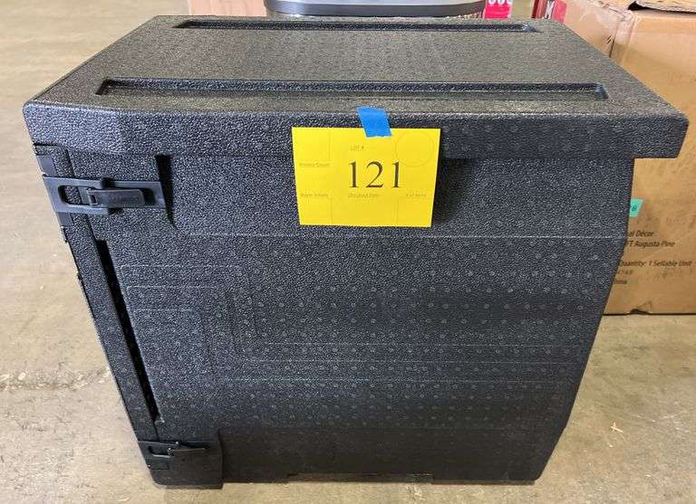 CAMBRO INSULATED FOOD PAN CARRIER BOX - Earl's Auction Company
