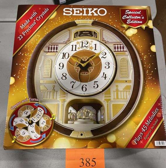 SEIKO WALL CLOCK IN BOX - Earl's Auction Company