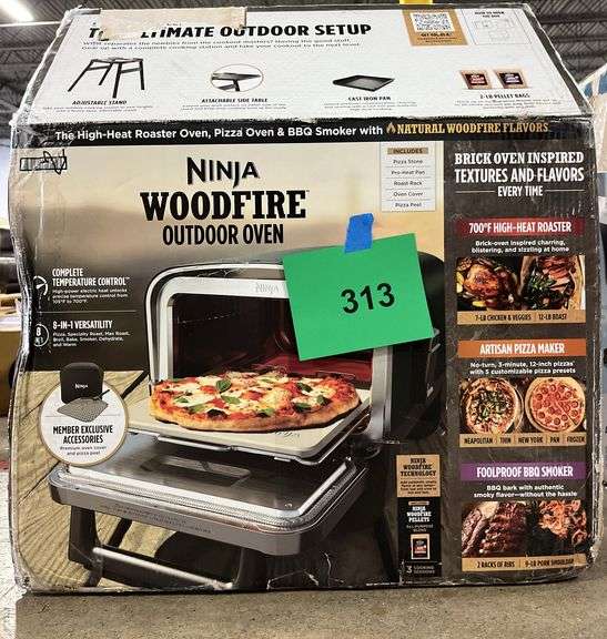 NINJA WOODFIRE OUTDOOR OVEN IN BOX - Earl's Auction Company