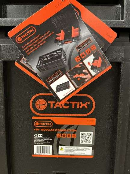 TACTIX 4 IN 1 MODULAR STORAGE SYSTEM - Earl's Auction Company