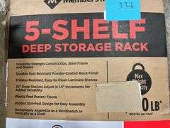 5 SHELF DEEP STORAGE RACK IN BOX - Earl's Auction Company