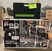 (2) KETER PRO SERIES FOLDING WORK TABLES - BLACK & GREEN - Earl's ...
