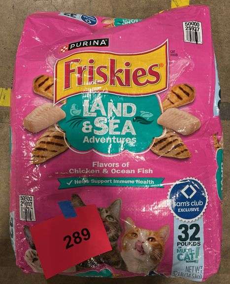 32LB BAG OF PURINA FRISKIES CAT FOOD - Earl's Auction Company