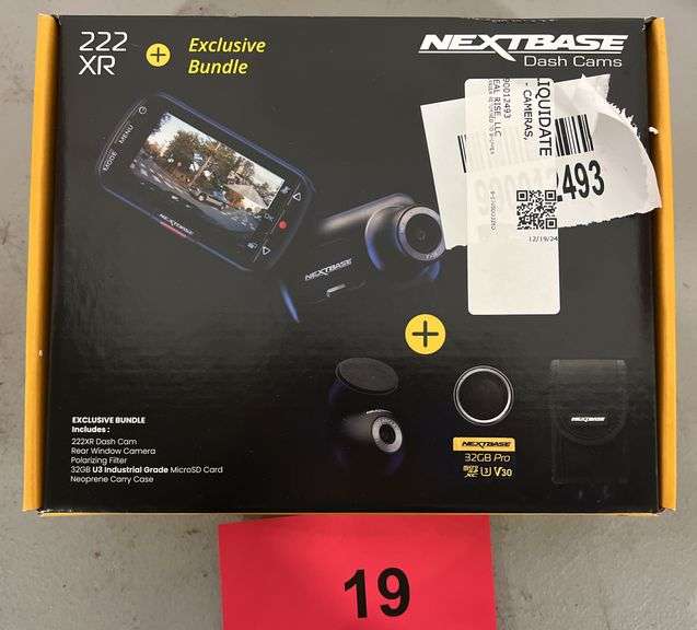 NEW NEXTBASE 222 XR DASHCAMS BUNDLE IN BOX - Earl's Auction Company