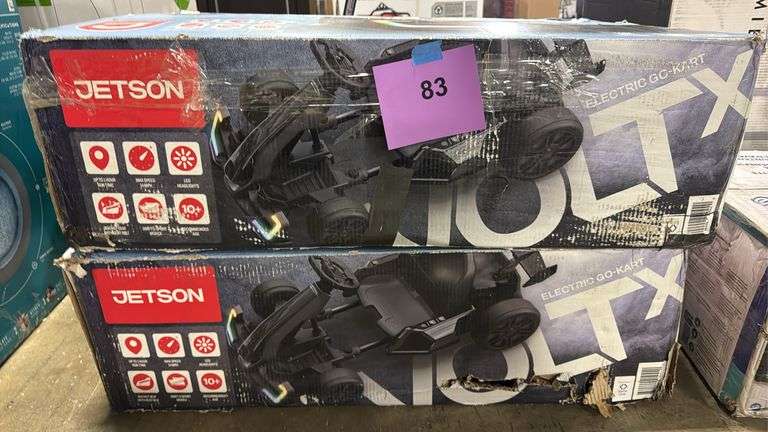 AS IS - (2) JETSON VOLT X GO-KARTS IN BOXES - Earl's Auction Company