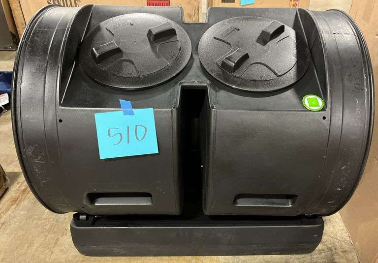 GOOD IDEAS DUAL COMPOST WIZARD - BLACK - Earl's Auction Company