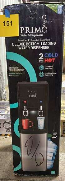 PRIMO DELUXE BOTTOM LOADING WATER DISPENSER IN BOX - Earl's Auction Company