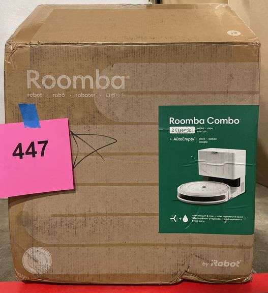 ROOMBA COMBO 2 ESSENTIAL ROBOT VACUUM IN BOX - Earl's Auction Company