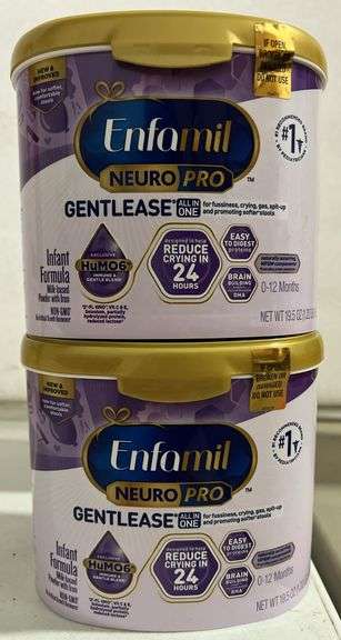 (2) PACKS OF ENFAMIL NEURO PRO BABY FORMULA - Earl's Auction Company