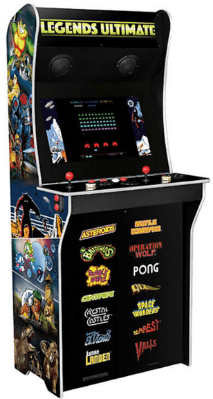 ATGAMES LEGENDS ULTIMATE ARCADE GAME CABINET IN BOX - Earl's Auction ...