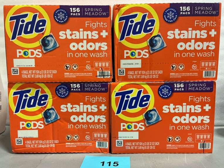 (4) BOXES OF TIDE PODS - Earl's Auction Company