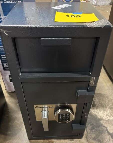 AS IS - SENTRY SAFE DEPOSITORY SAFE (NO KEYS OR COMBO) - Earl's Auction ...