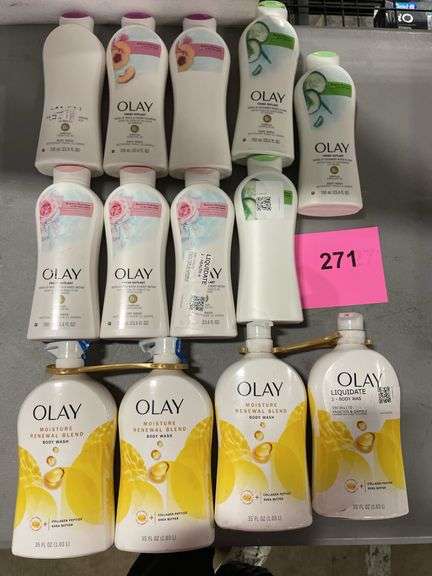 (13) BOTTLES OF OLAY BODY WASH - Earl's Auction Company