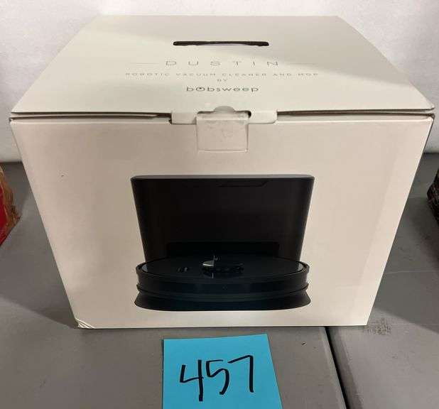 BOBSWEEP DUSTIN ROBOT VACUUM IN BOX - NIGHT - Earl's Auction Company