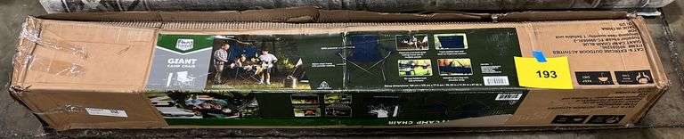 TIMBER RIDGE GIANT CAMP CHAIR IN BOX - Earl's Auction Company