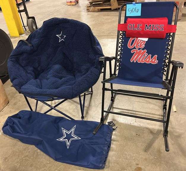SHERPA SPHERE CHAIR & BUNGEE ROCKER - DALLAS COWBOYS & OLE MISS - Earl ...