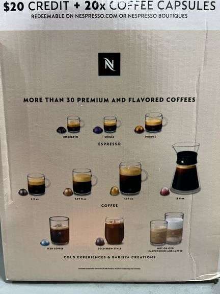 DELONGHI NESPRESSO VERTUO NEXT COFFEE & ESPRESSO MACHINE IN BOX - Earl ...