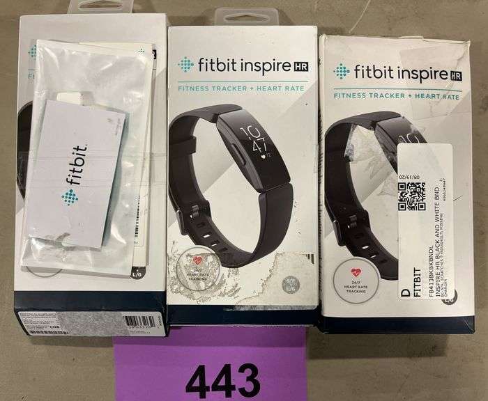 AS IS - (3) FITBIT INSPIRE HRS IN BOXES - Earl's Auction Company