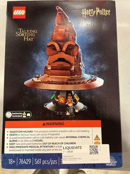 2PC KIDS TOY LOT - ZURU XSHOT & LEGO SORTING HAT - Earl's Auction Company