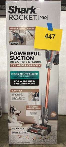 SHARK ROCKET PRO VACUUM IN BOX - Earl's Auction Company